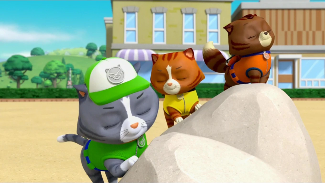 Cat Rubble/Gallery/Rocky Saves Himself | PAW Patrol Wiki | Fandom