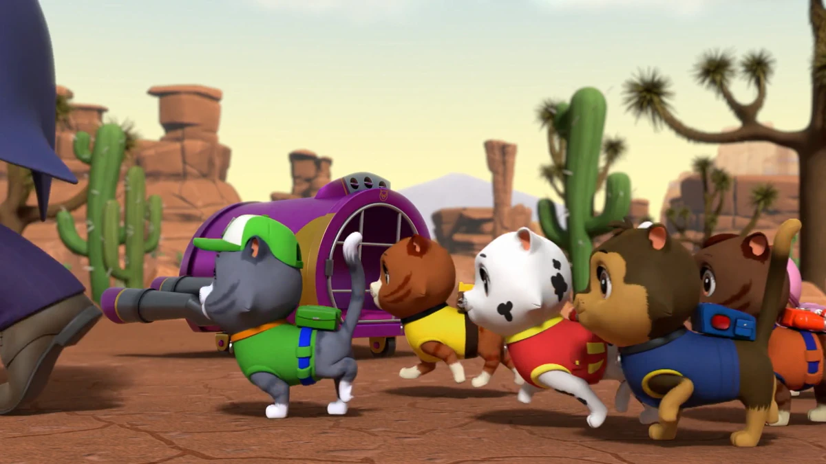 Cat Chase/Gallery/Big Truck Pups: Pups Save a Really Big Dish | PAW ...