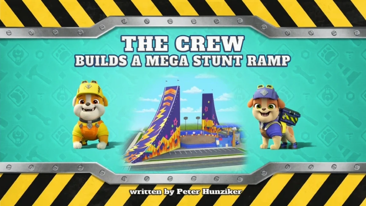 The Crew Builds a Mega Stunt Ramp | PAW Patrol Wiki | Fandom