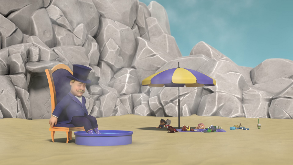 Cat Skyegallerymighty Pups Vs The Big Chill Paw Patrol Wiki Fandom