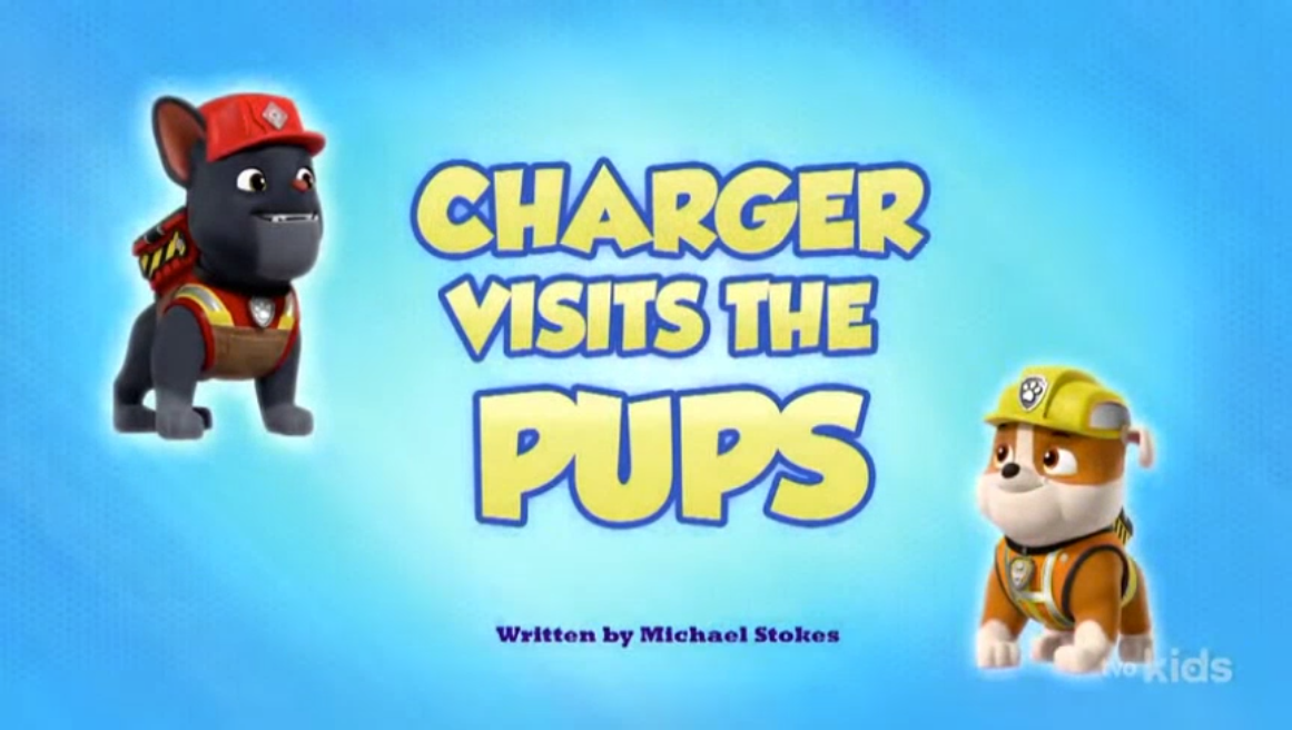 Rubble/Gallery/Charger Visits the Pups | PAW Patrol Wiki | Fandom
