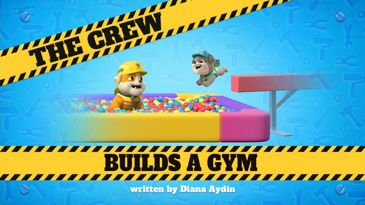 The Crew Builds A Gym Paw Patrol Wiki Fandom