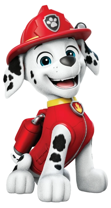 marshall from paw patrol coloring pages