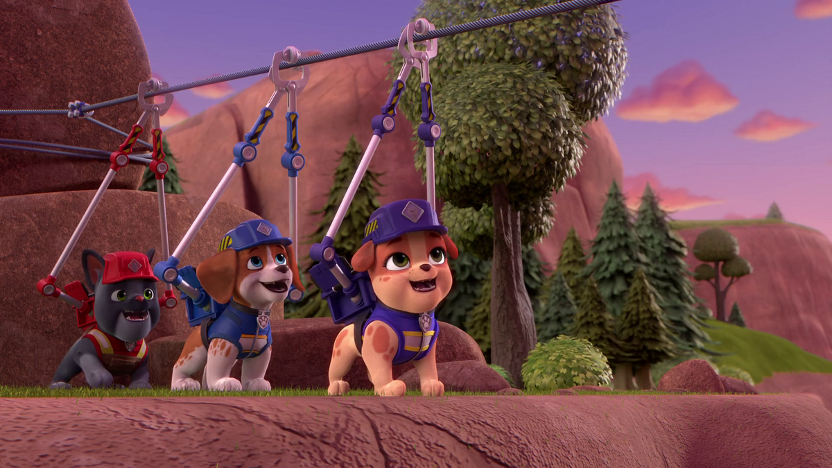 The Crew Builds A Zip Linetrivia Paw Patrol Wiki Fandom