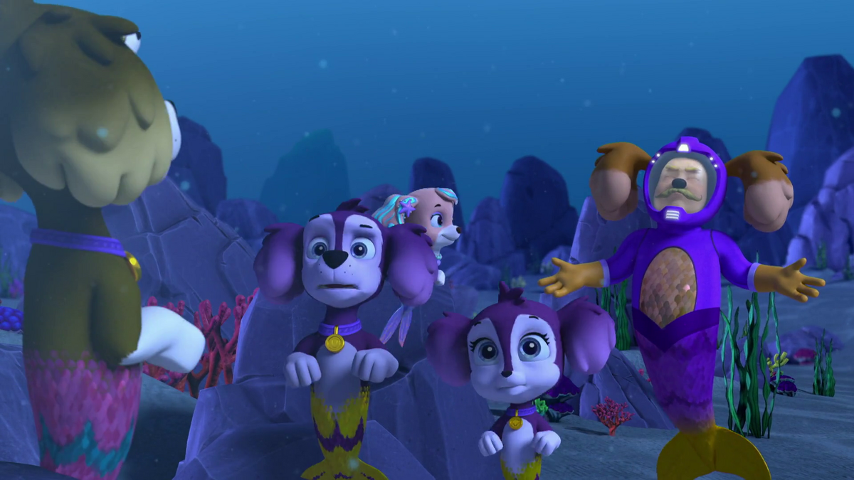 Coralgalleryaqua Pups Pups Save A Merdinger Paw Patrol Wiki Fandom
