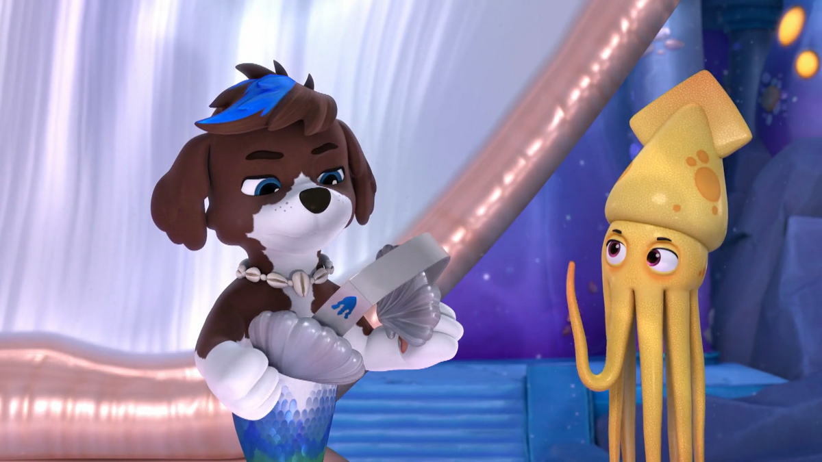 Mcsquidlygalleryaqua Pups Pups Save A Floating Castle Paw Patrol
