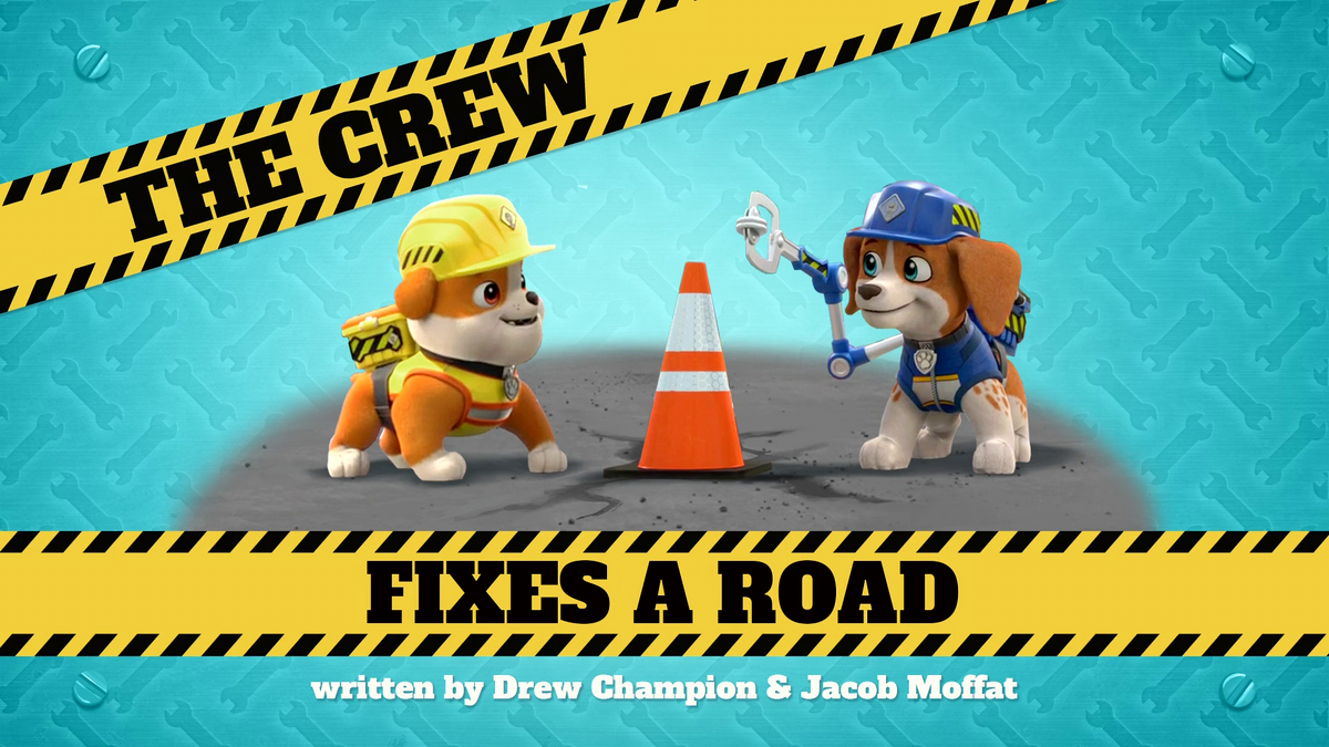 The Crew Fixes A Road Paw Patrol Wiki Fandom