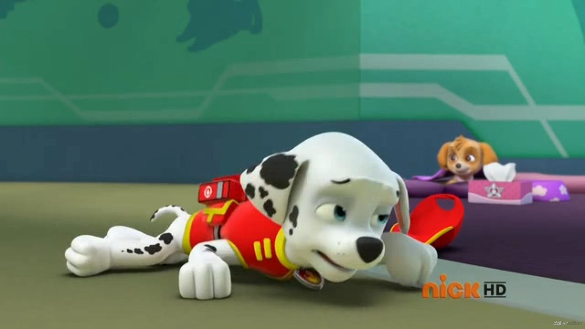 Paw Patrol Marshall Sneezes Scy