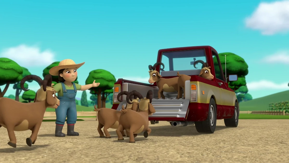 Farmer Yumi/Gallery/Pups Save the Cheese Goat! | PAW Patrol Wiki | Fandom
