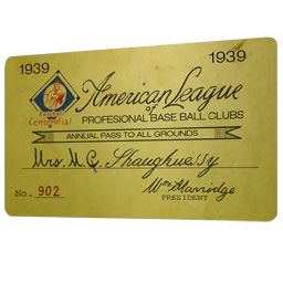 AL Baseball Field Pass 1939 | Pawn Stars: The Game Wiki | Fandom