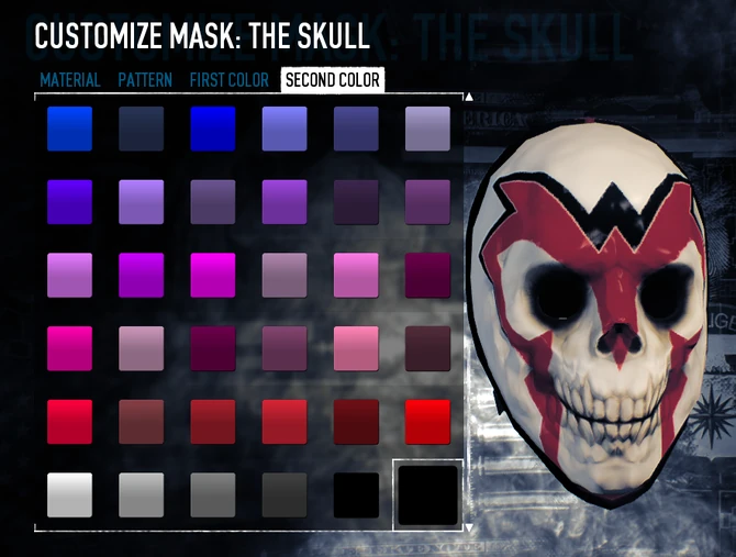 Mask Colors (Payday 2) | Payday Wiki | Fandom