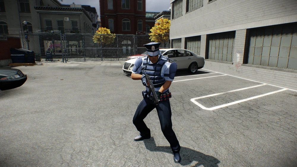 PAYDAY 2 -- Armored Cop Minecraft Skin