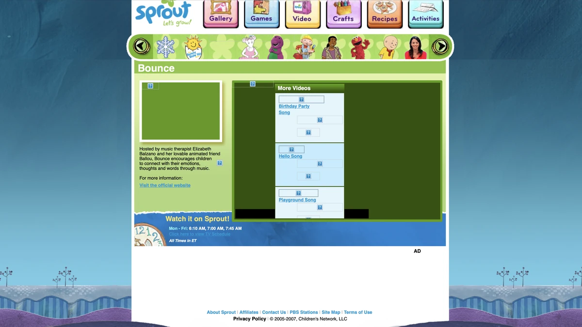 Bounce/Gallery | PBS Kids Sprout TV Wiki | Fandom