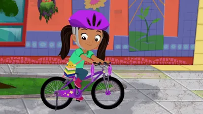 Episode 111: Nina Rides a Bike / Nina Takes the Cake | PBS Kids Sprout ...