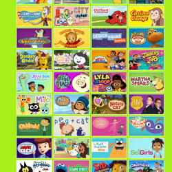 Pbs Kids Shows List