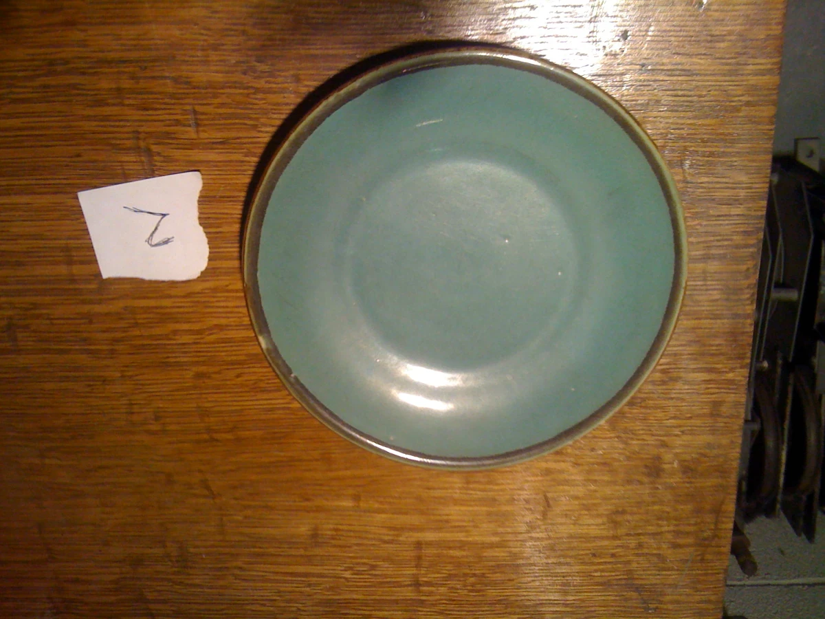 Cyan Painted Plate | Plattsburgh Props Loft Wiki | Fandom