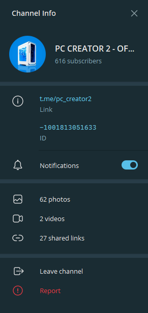 Telegram Channel | PC Creator 2 Wiki | Fandom