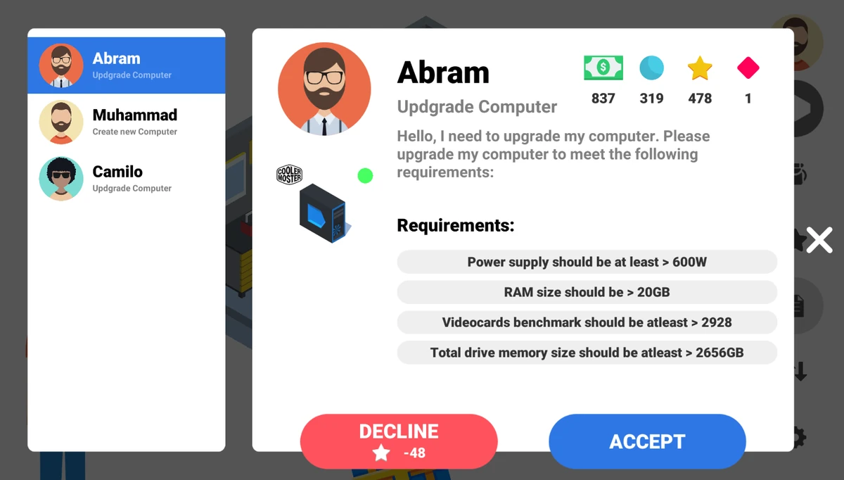 Customer orders | Pc Creator Wiki | Fandom