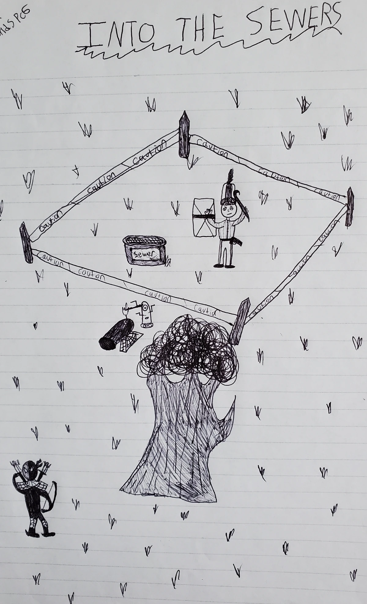 Into The Sewers | Paper Computer Games | Fandom