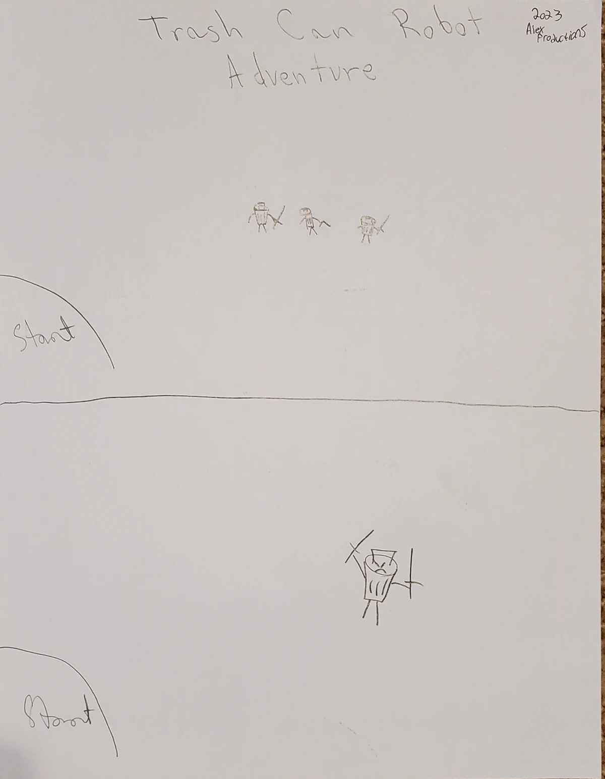 Trash Can Robots Adventure | Paper Computer Games | Fandom