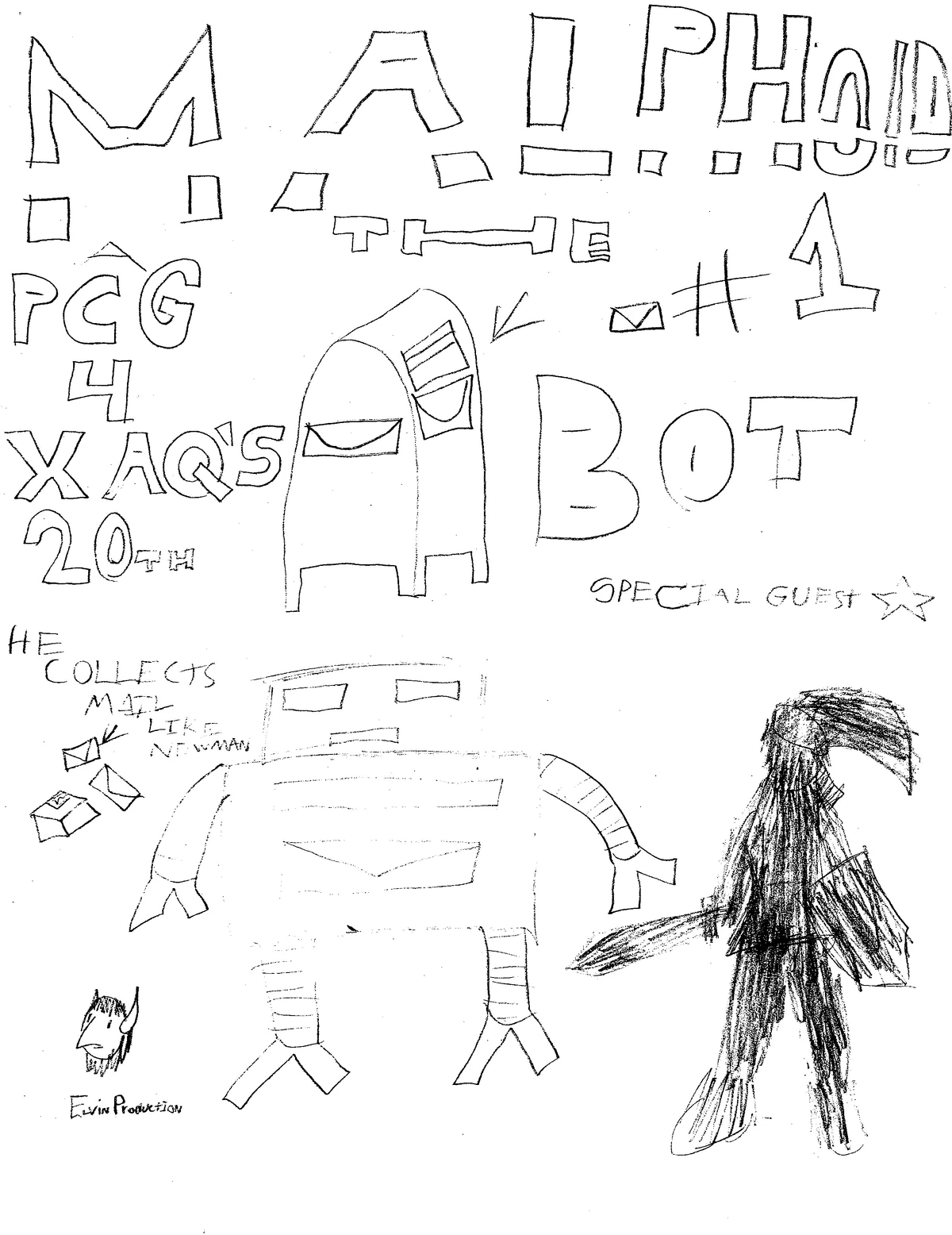 Malphoid the Mailbox Bot | Paper Computer Games | Fandom