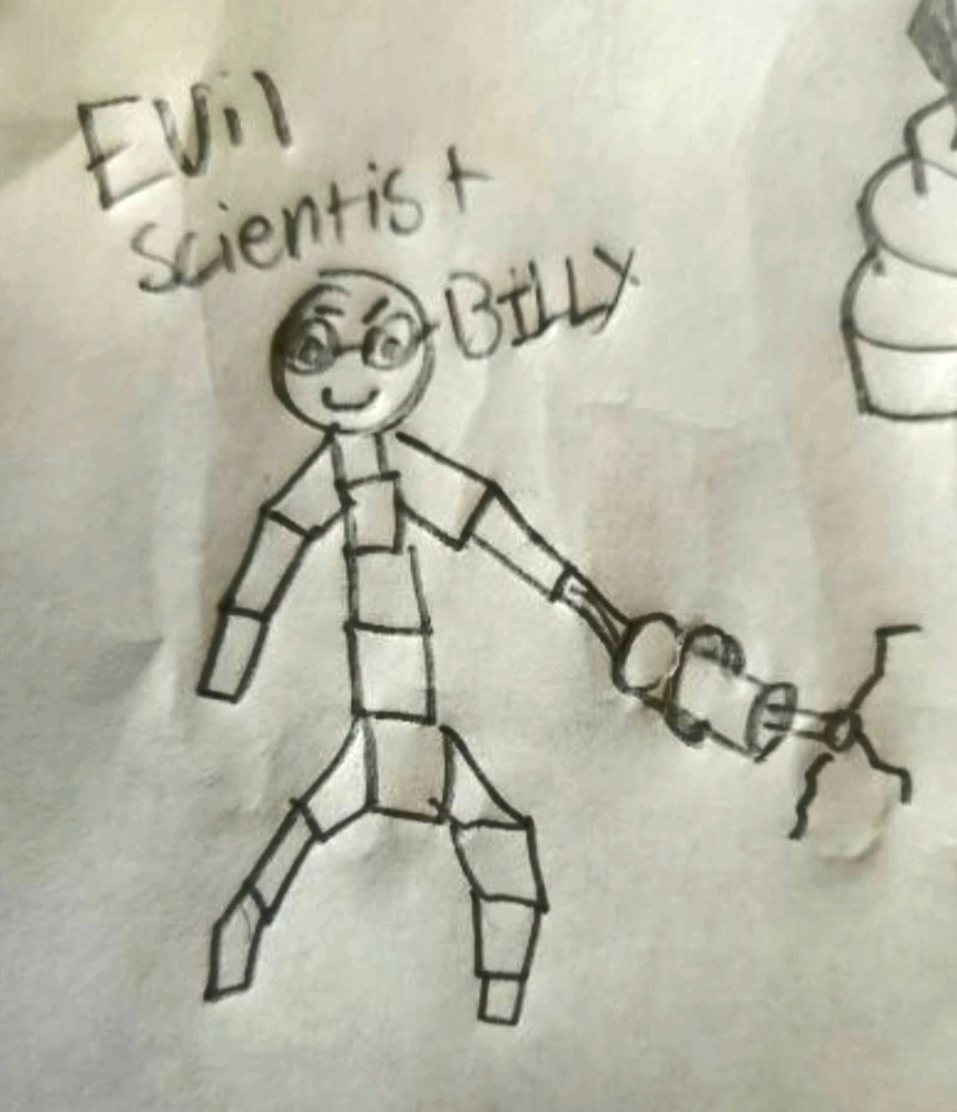 Evil Scientist Billy | Paper Computer Games | Fandom