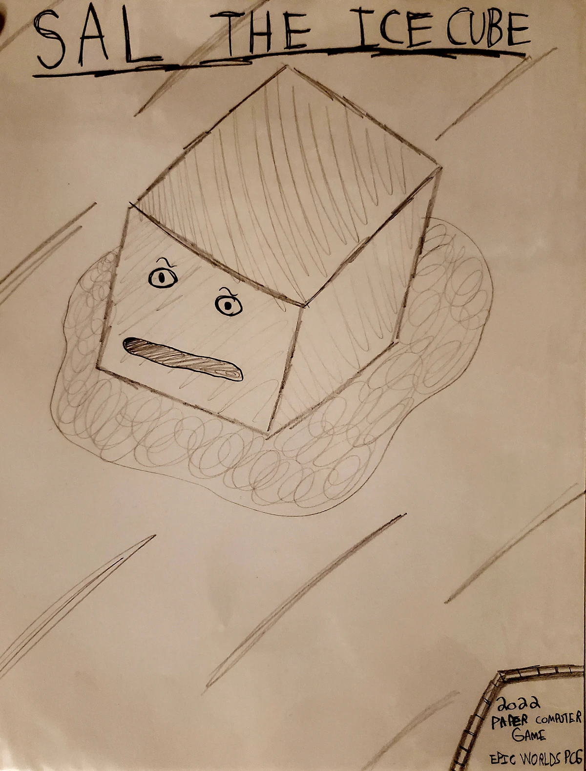 Sal The Ice Cube | Paper Computer Games | Fandom