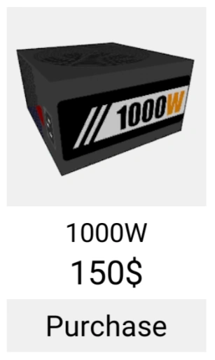 1000w | Pc Simulator Wiki | Fandom