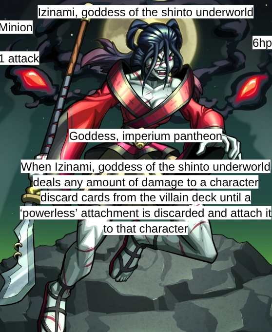Izinami, goddess of the shinto underworld | Pcstmvcg Wiki | Fandom