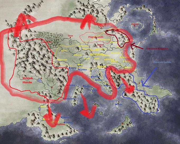 World Map | Caleb's Pathfinder Campaign Wiki | Fandom