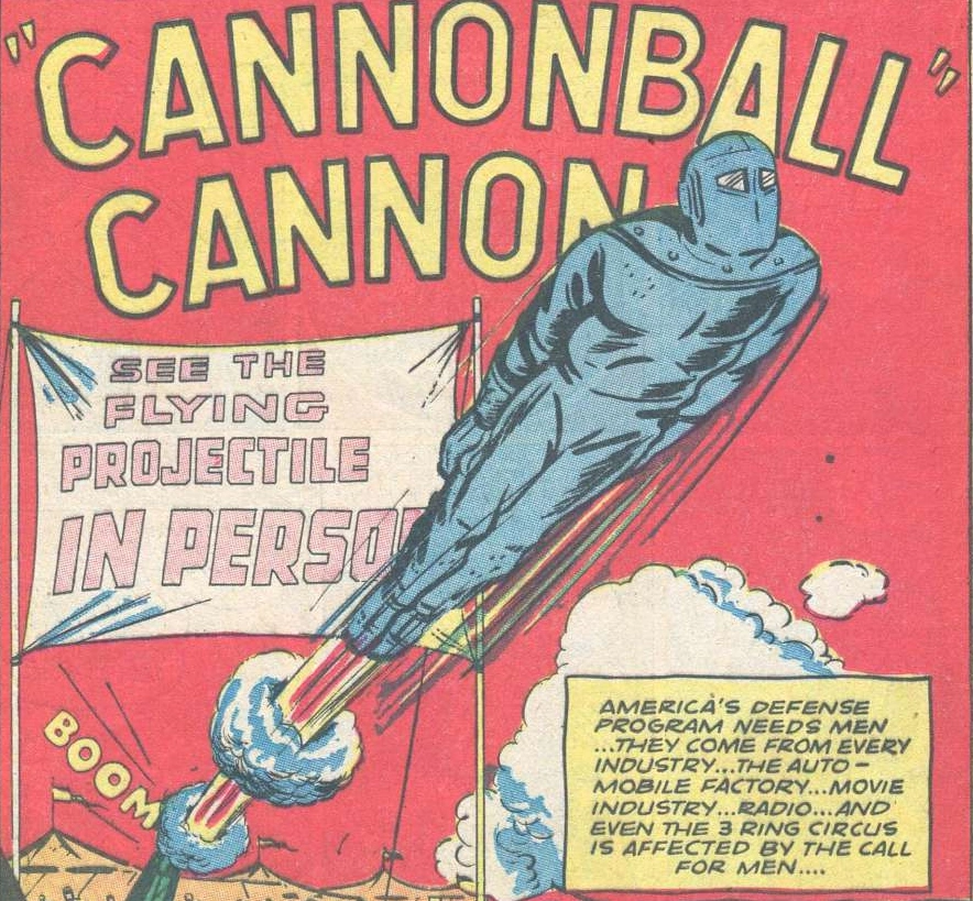 Cannonball Cannon | Public Domain Super Heroes | Fandom