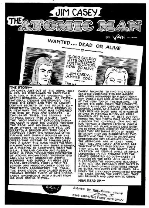 Atomic Man (Classic Pub) | Public Domain Super Heroes | Fandom