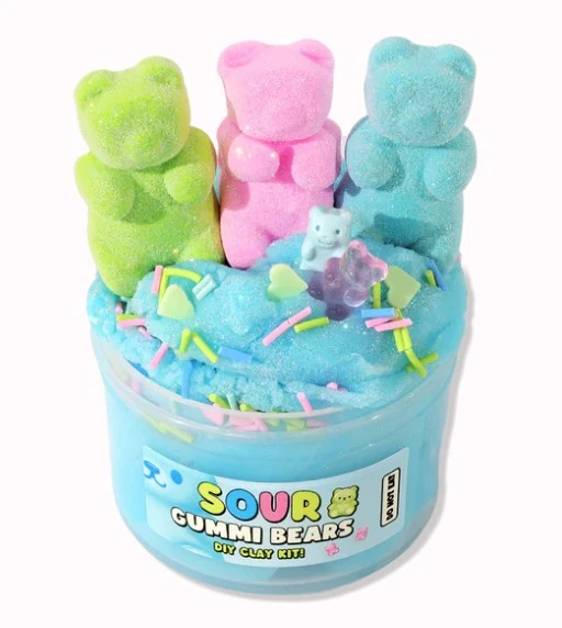 Sour Gummi Bears Clay Kit Slime | Peachybbies Wiki | Fandom