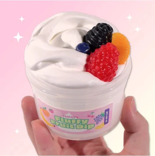 Fluffy Fruit Dip Slime | Peachybbies Wiki | Fandom