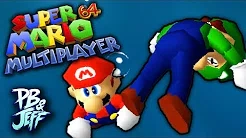 LUIGI DROWNED RIP! - Mario 64 MULTIPLAYER HACK! (Part 2) | Peanut ...