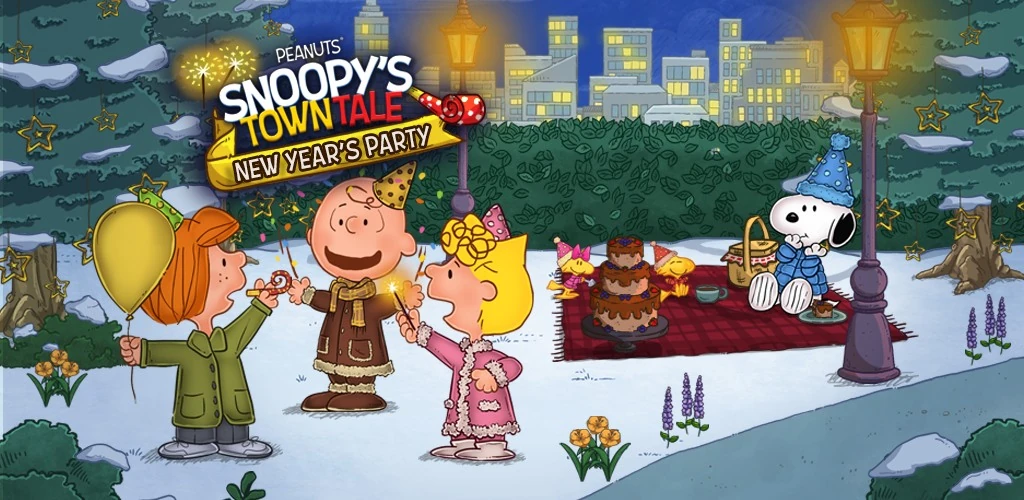 New Year's Party | Peanuts: Snoopy's Town Tale Wiki | Fandom