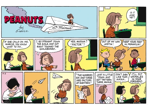 November 1996 comic strips | Peanuts Wiki | Fandom