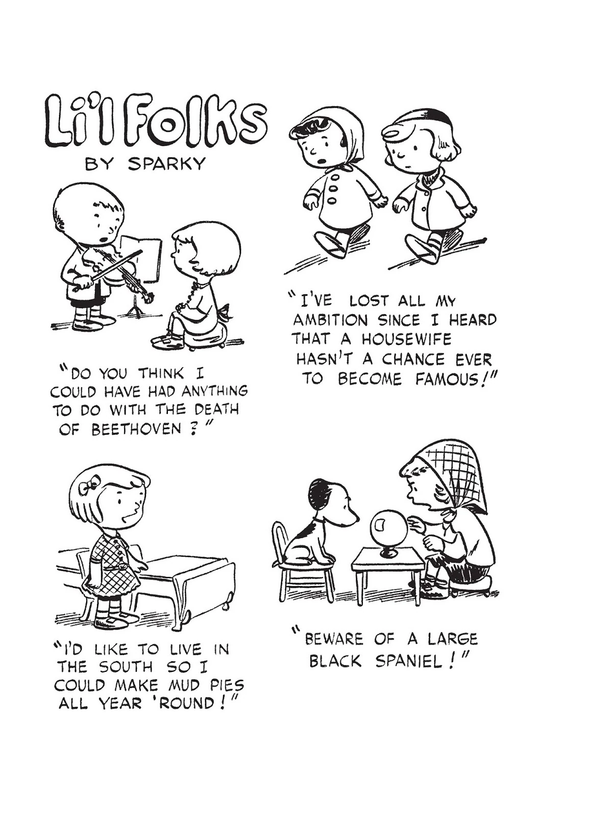 Li'l Folks, March 1949 comic strips | Peanuts Wiki | Fandom