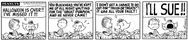 November 1962 comic strips | Peanuts Wiki | Fandom
