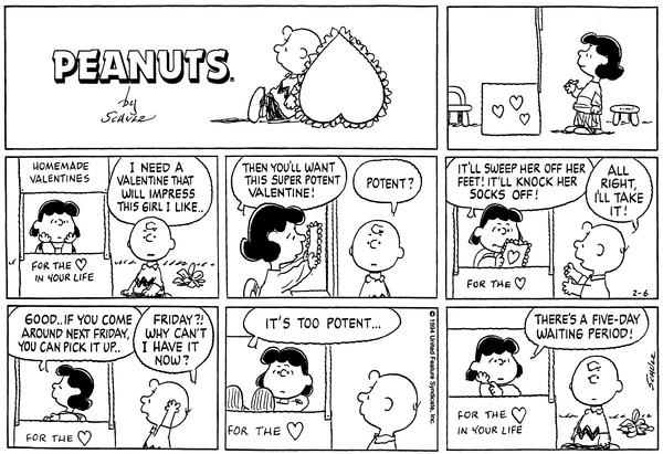 Snoopy Valentines Day Comic