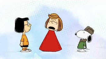 peanuts ice skating