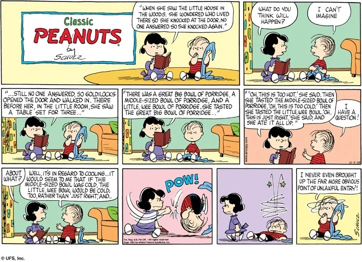 October 1961 Comic Strips Peanuts Wiki Fandom