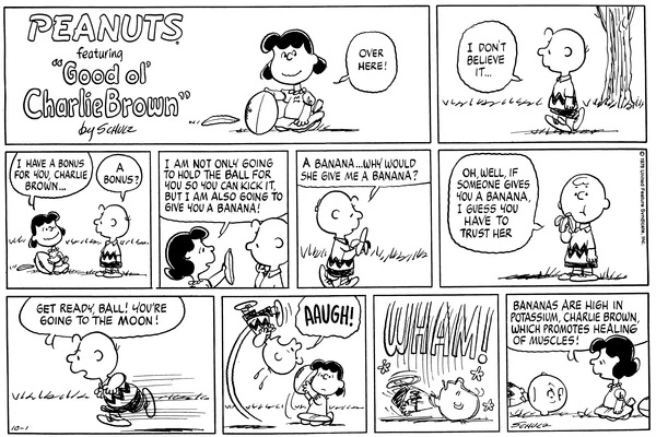 Peanuts Comic Football