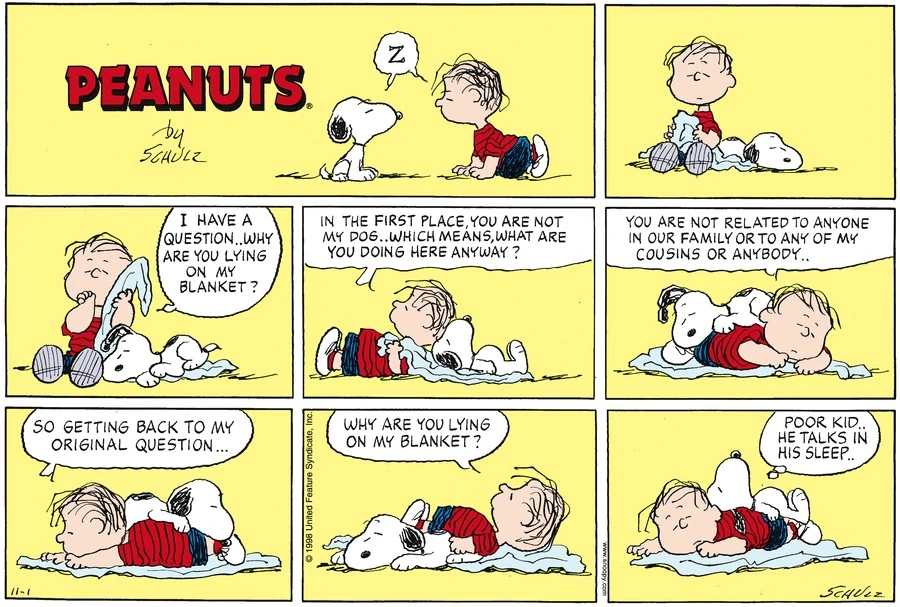 November 1998 comic strips | Peanuts Wiki | Fandom