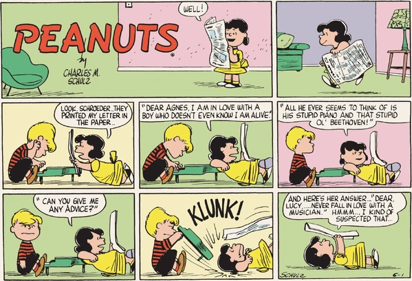 June 1958 comic strips | Peanuts Wiki | Fandom