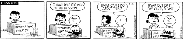 Lucy's psychiatry booth | Peanuts Wiki | Fandom