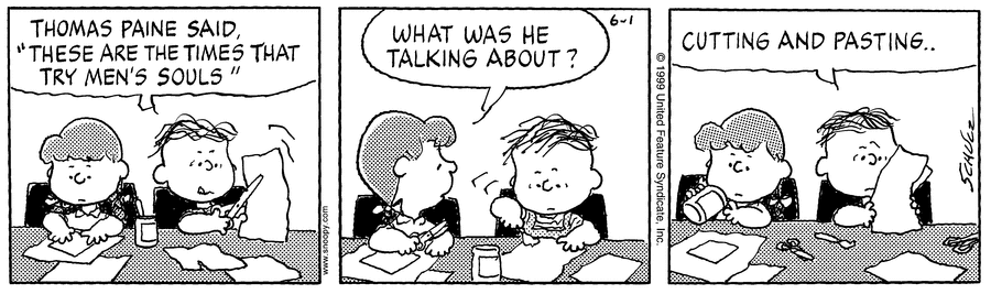 June 1999 comic strips | Peanuts Wiki | Fandom