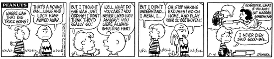 Lucy and Schroeder's relationship | Peanuts Wiki | Fandom
