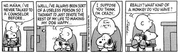 November 1989 comic strips | Peanuts Wiki | Fandom
