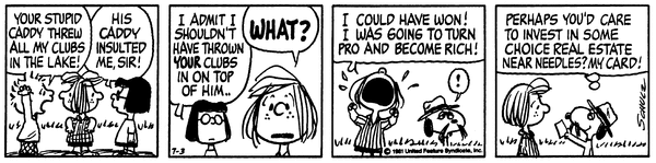 July 1981 comic strips | Peanuts Wiki | Fandom